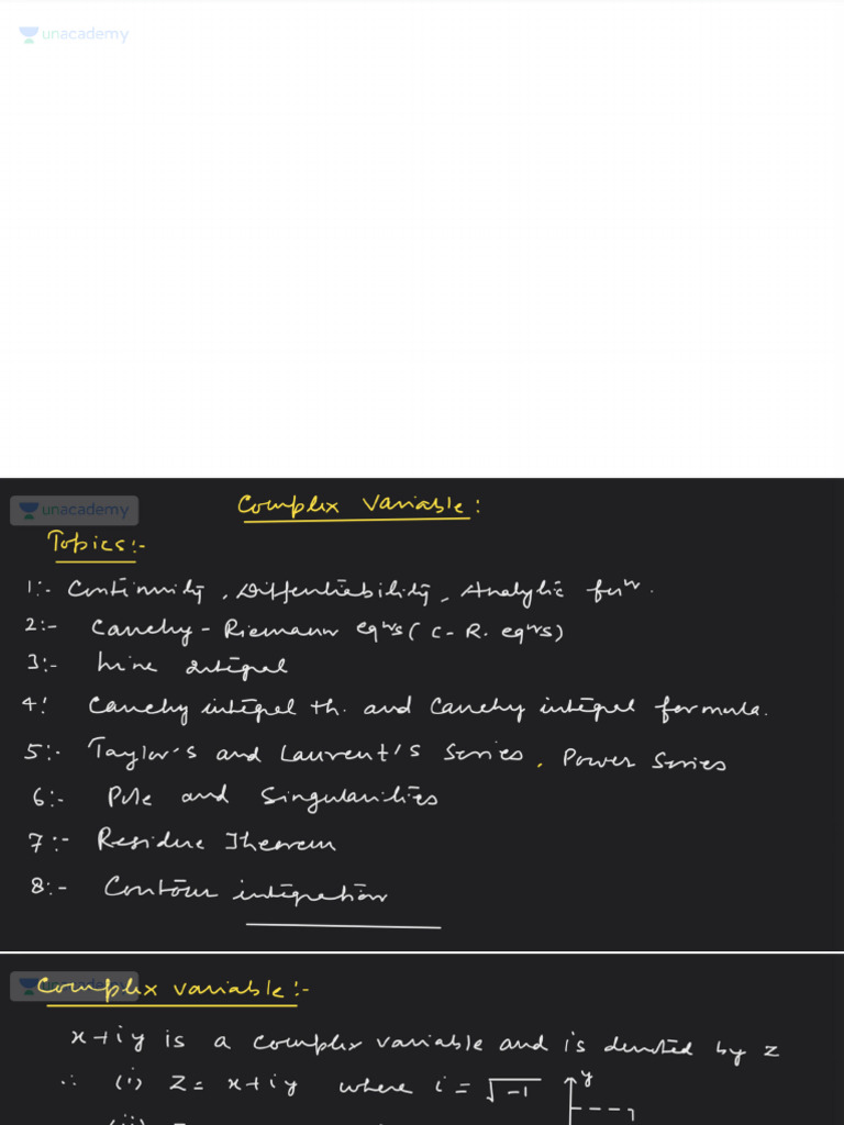 Singularity - Pole - Laurents - Series - Part - II - With - Anno | PDF
