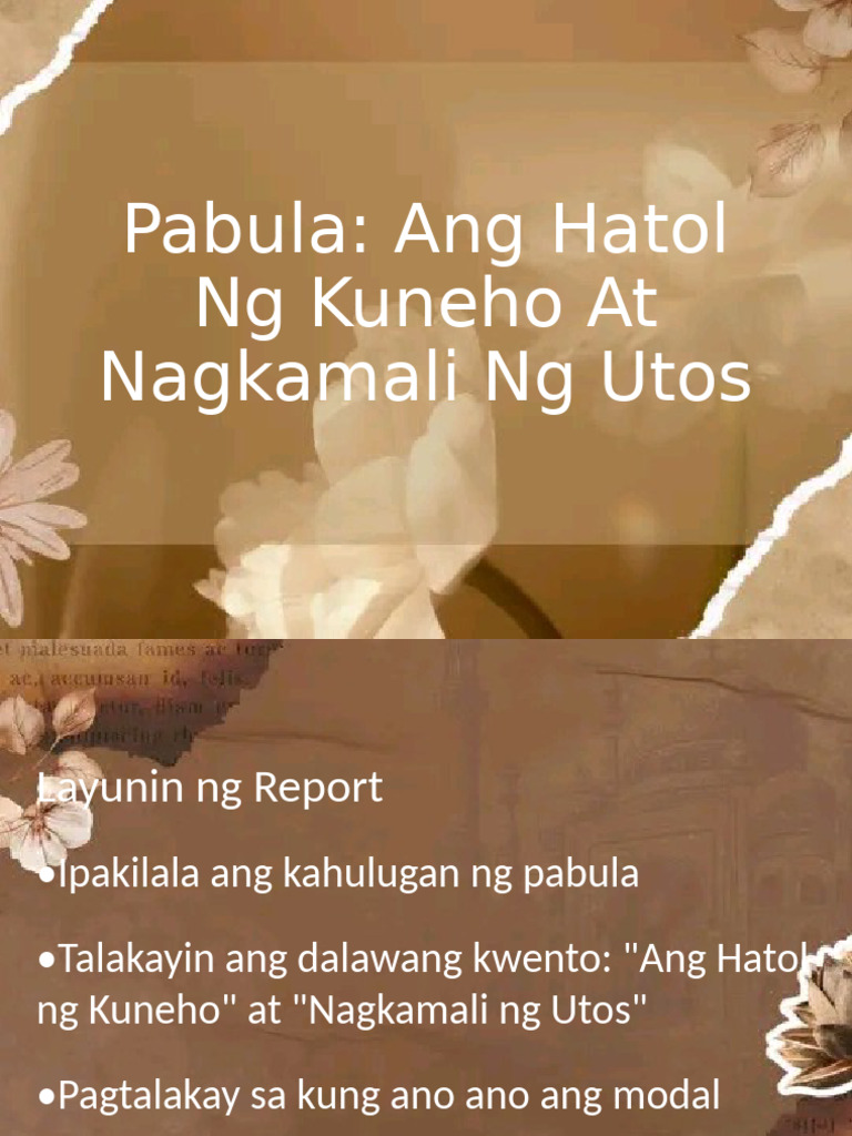 Filipino Reporting | PDF