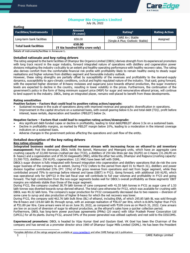Sugar Industry Insights & DBOL Analysis | PDF | Sugarcane | Subsidy