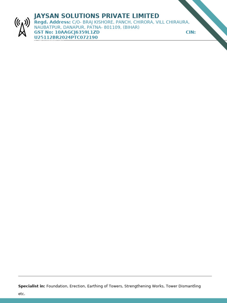 Jaysan Solutions Letterhead | PDF