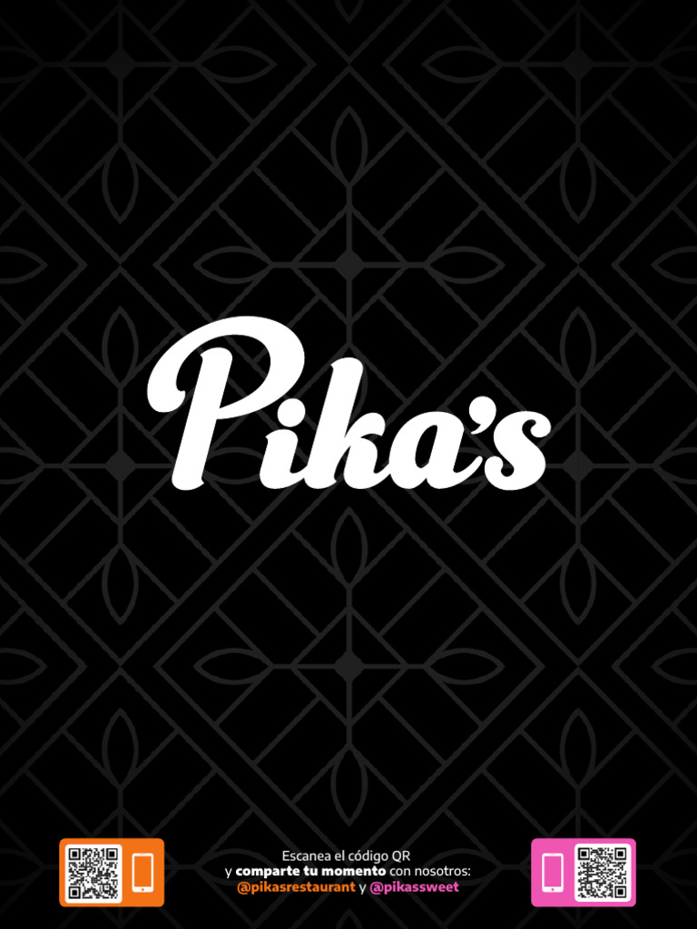 Menú de Pika's Restaurant | PDF | pesto | Hamburguesas