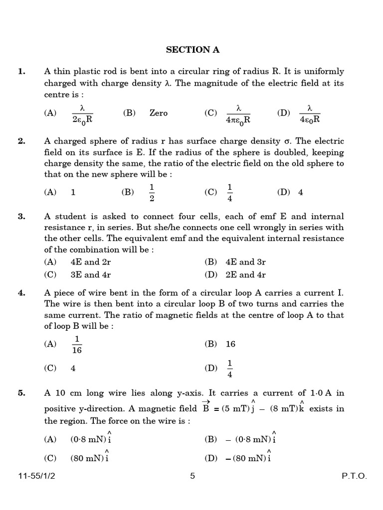 paper 1 set 2 | PDF | Rectifier | Inductor
