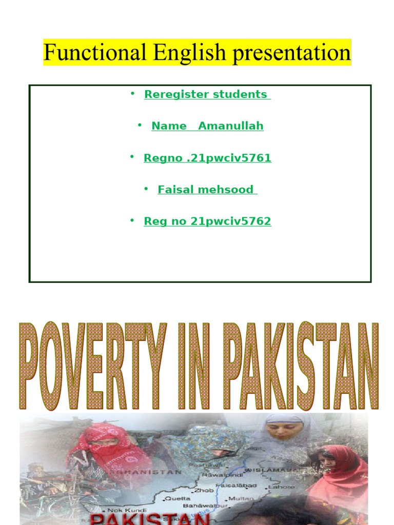 English Presentation | PDF | Poverty | Poverty & Homelessness
