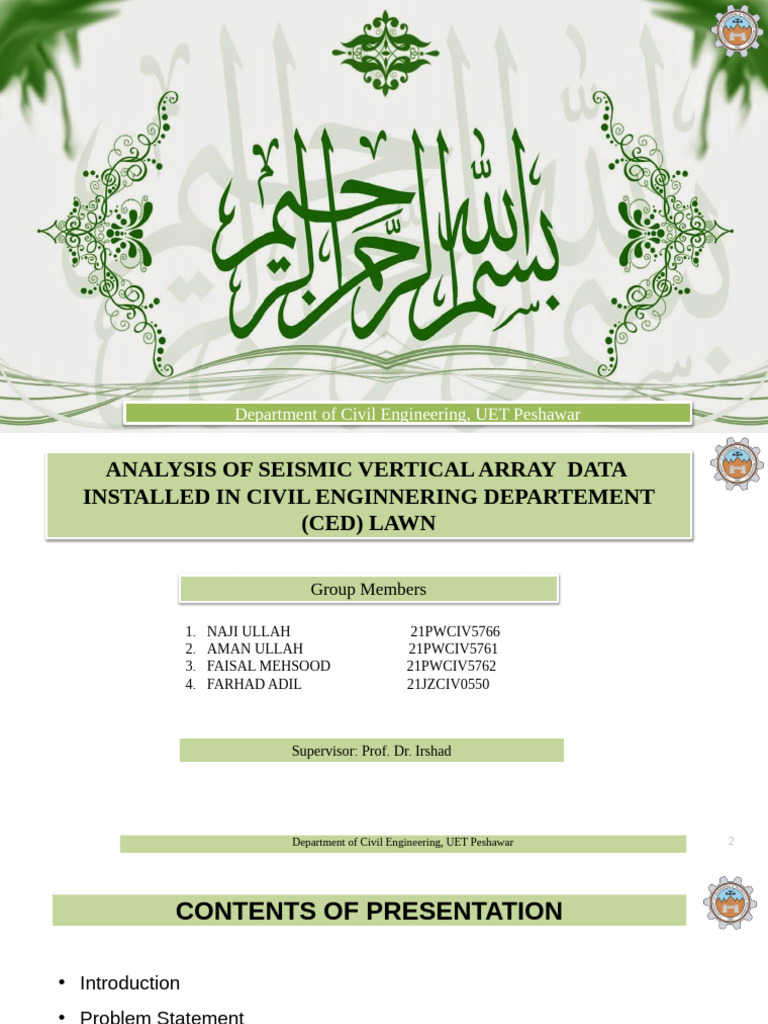 Amanullah Finalized Progress | PDF | Seismology | Earthquakes