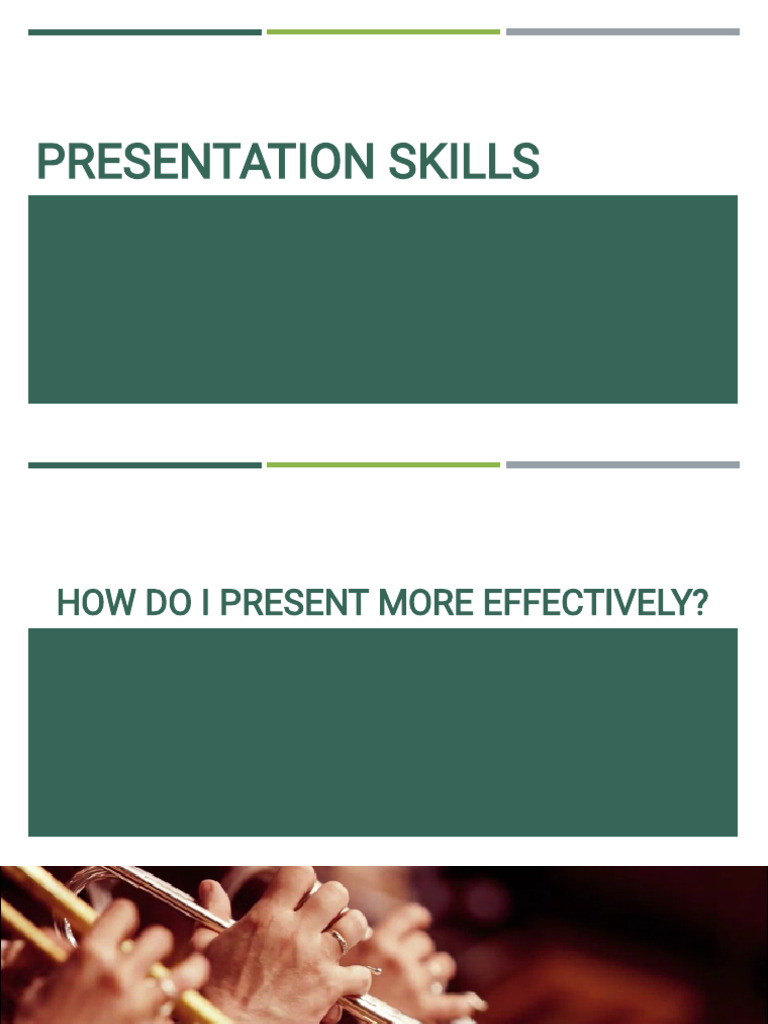 Effective Presentation Techniques | PDF