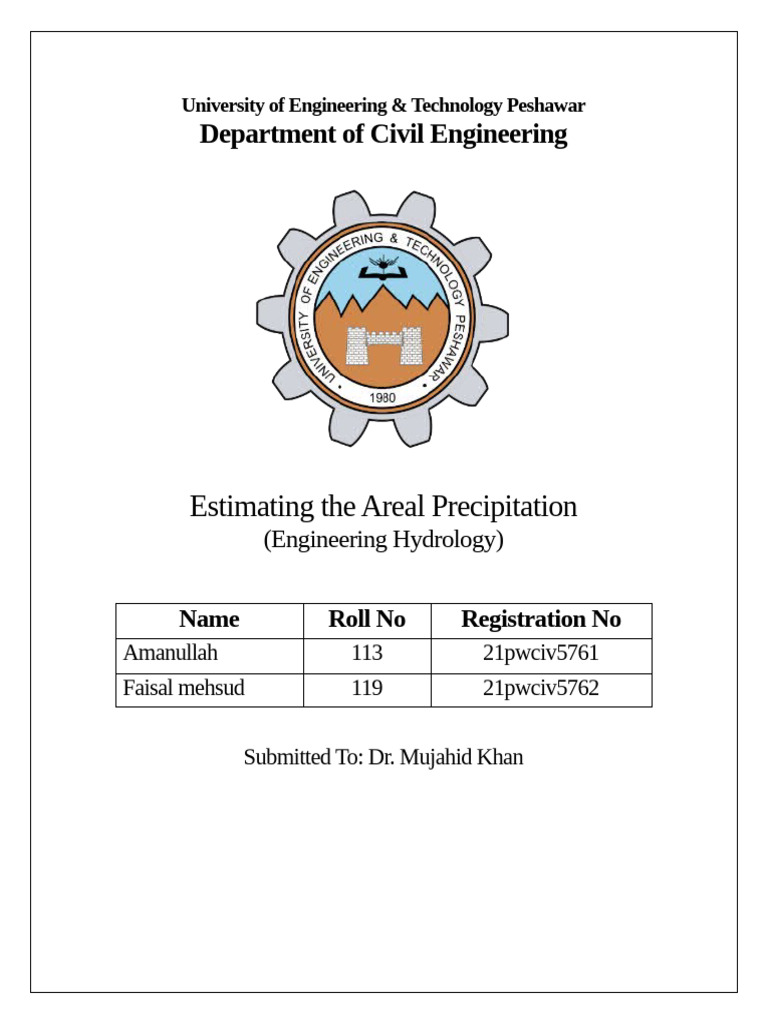 Areal Percipiation Estimation Assignment | PDF