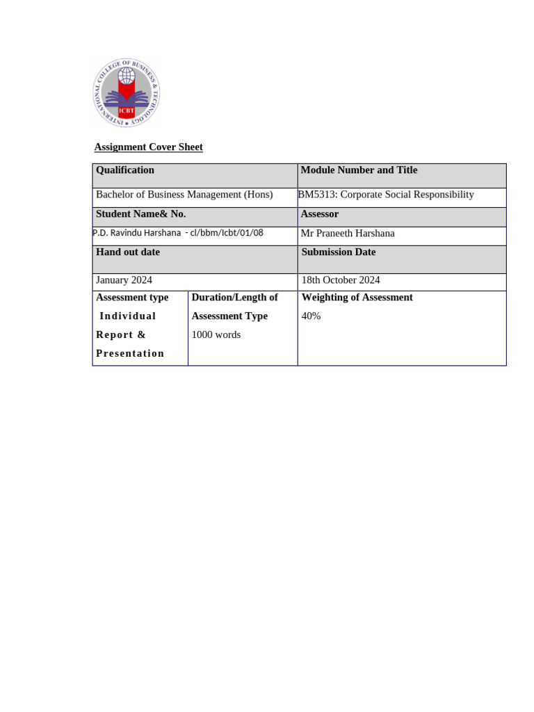 MAS Holdings CSR Report Analysis | PDF | Corporate Social ...