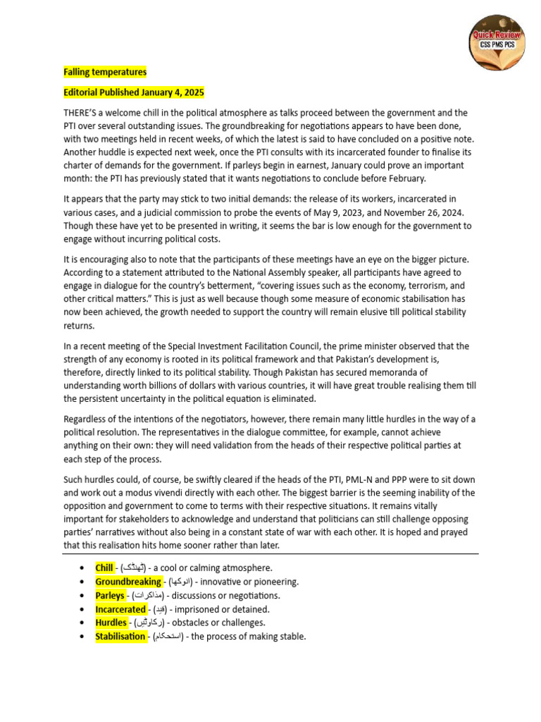 Dawn editorial of the day-13 | PDF | Government