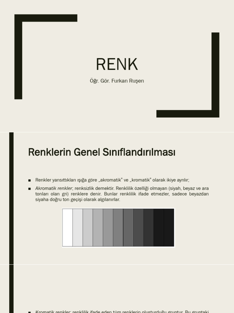 Renkler 1 | PDF