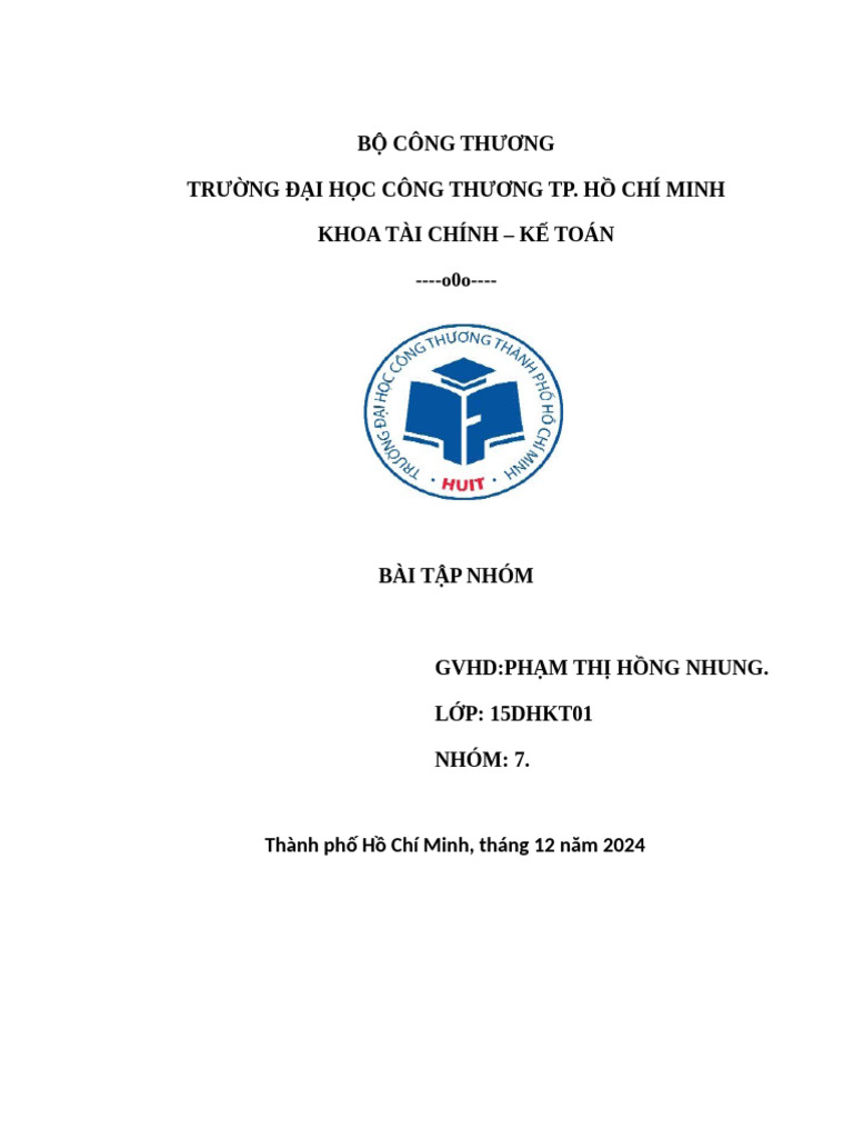 BAI TAP NHOM 8 | PDF