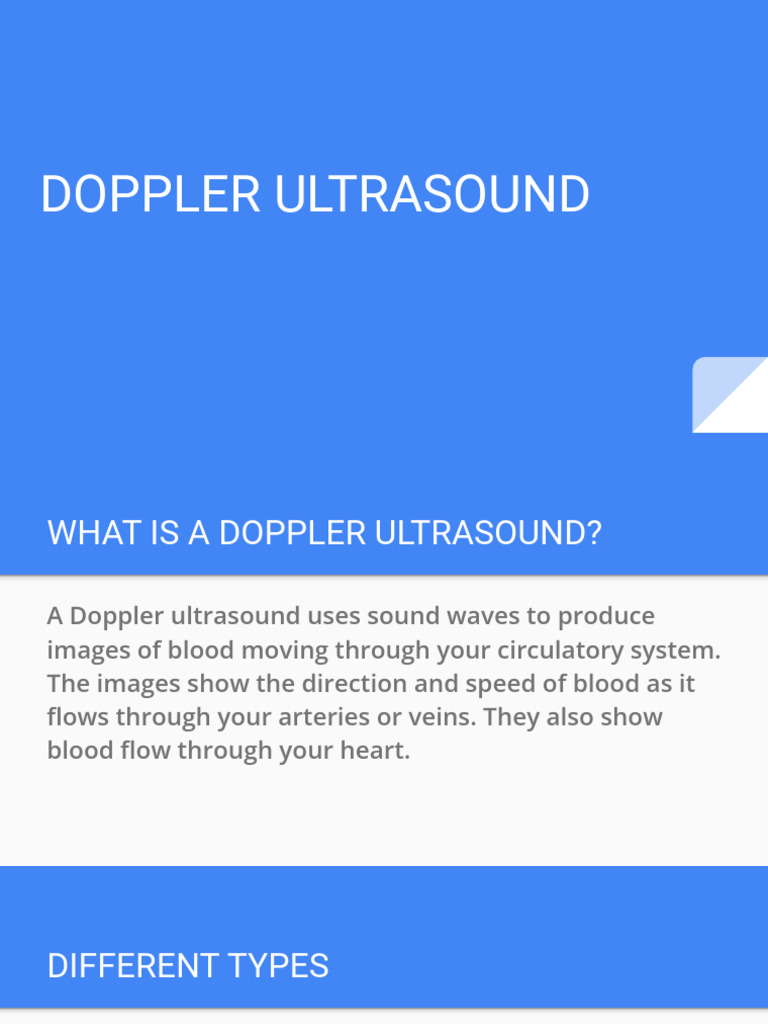 Understanding Doppler Ultrasound Basics | PDF | Medical Ultrasound ...