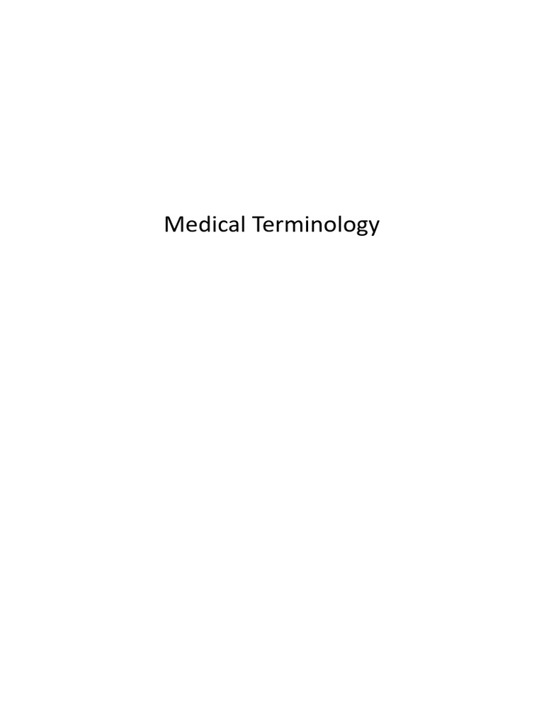 medical terminology (2) | PDF | Heart | Respiratory Tract