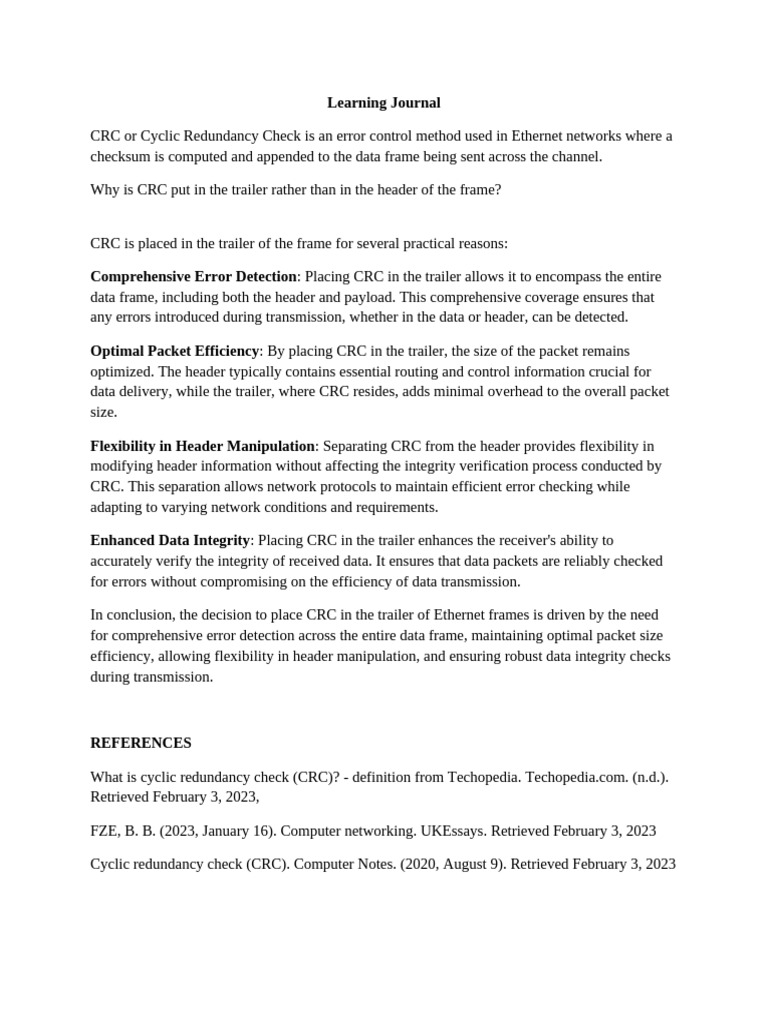 Learning Journal | PDF