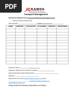 Outdoor Duty Form for MES Employees | PDF | Business
