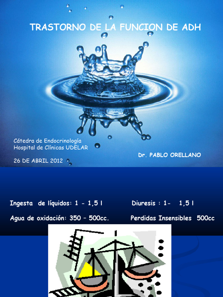 Trastorno Funcion Adh | PDF | Sodio | Edema