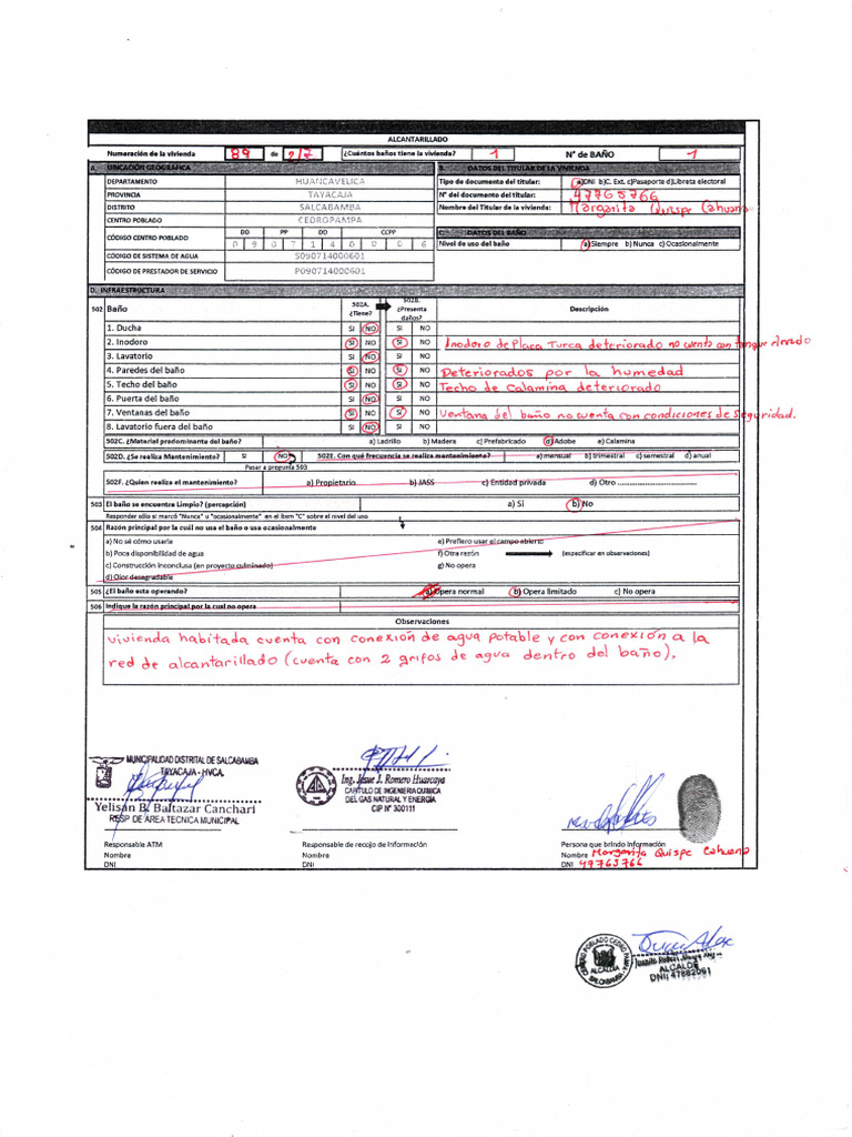 Viv 88 Ficha Diagnóstico | PDF