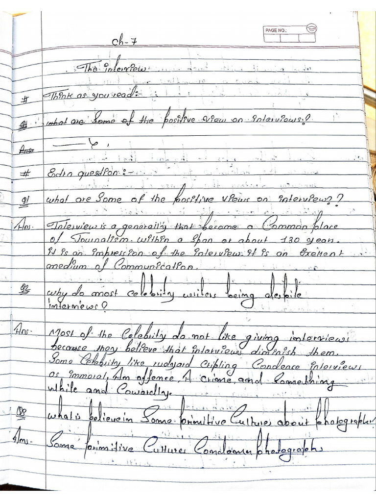 English Interview | PDF