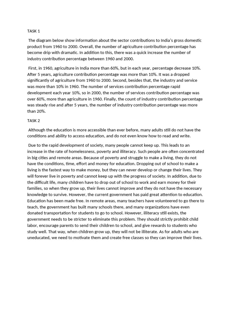 task 1&2 | PDF | Literacy | Poverty