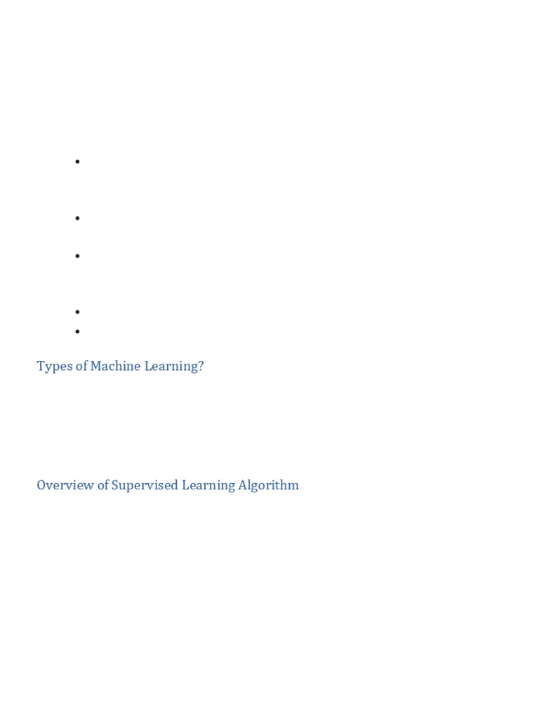 Introduction To Machine Learing | PDF | Machine Learning | Information ...