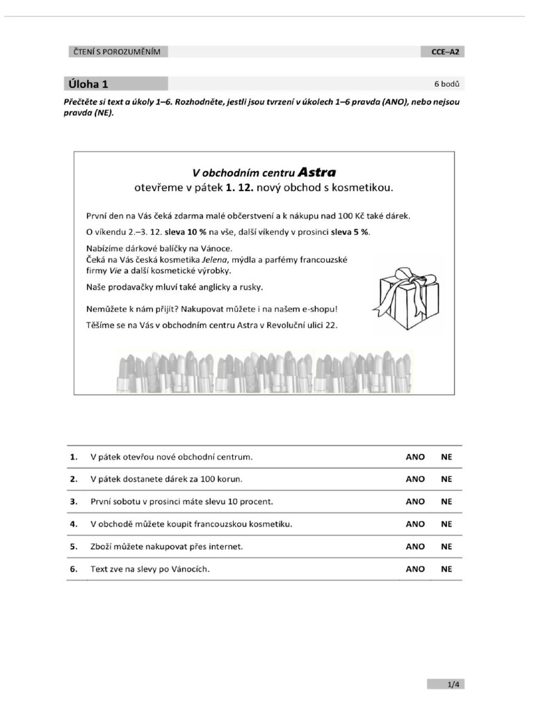 Test A2 | PDF
