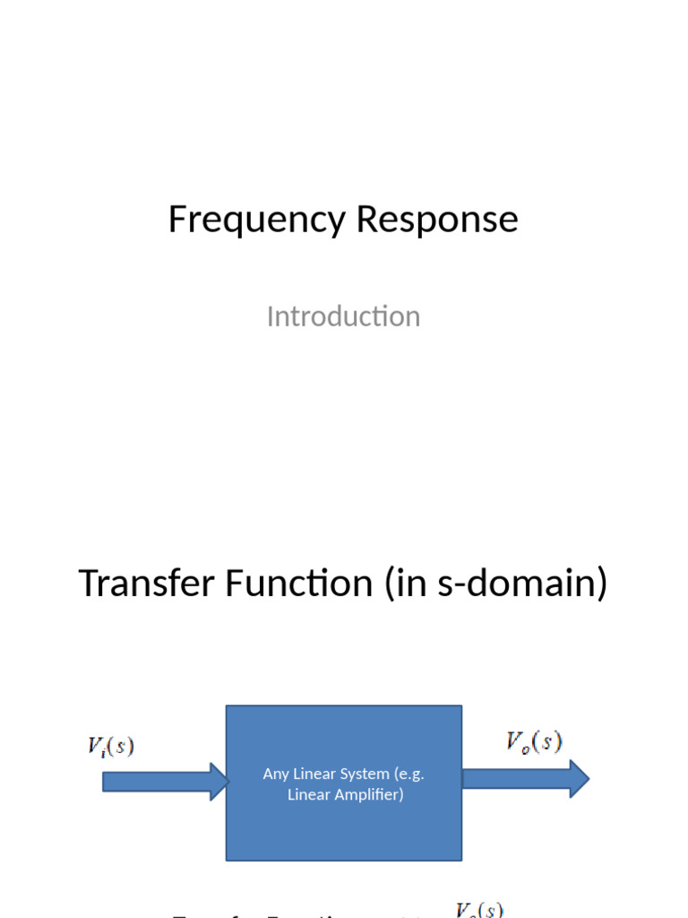 Frequency Response | PDF | Electronics | Computer Engineering