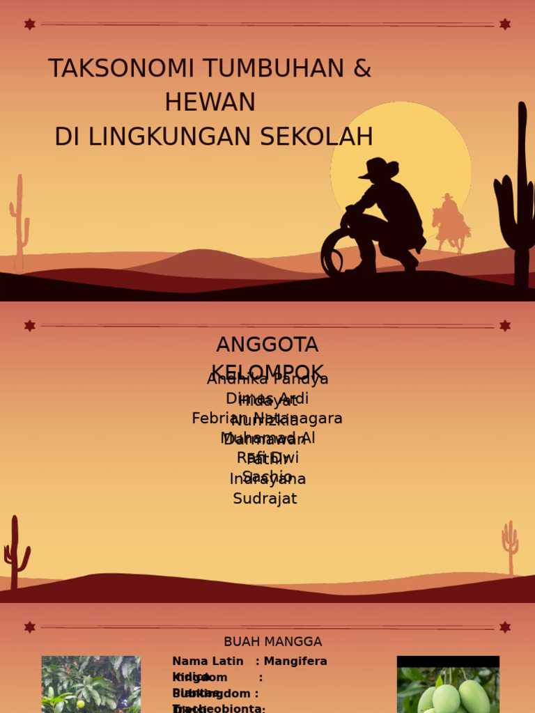 PPT tema Cowboys | PDF