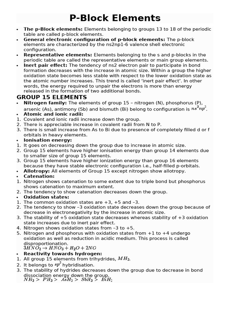 Chapter 7 Chemistry Class 12 - Formula - Sheet | PDF | Chemical Bond ...