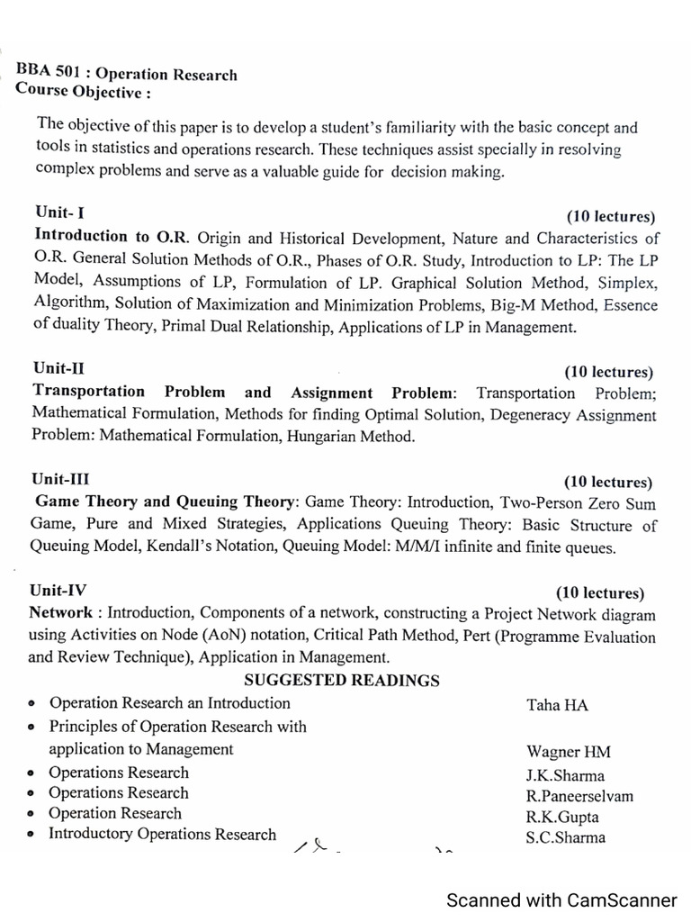 BBA 5th Semester Syllabus | PDF