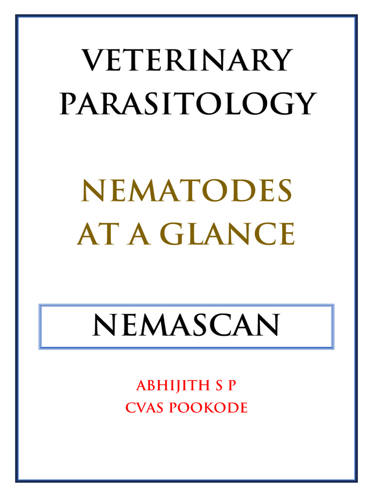 Veterinary Parasitology: Nematodes Overview | PDF | Parasitology