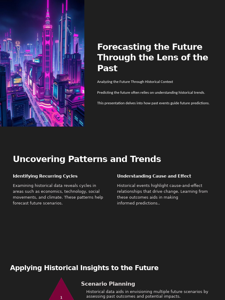 Historical Insights for Future Forecasting | PDF | Scenario Planning ...