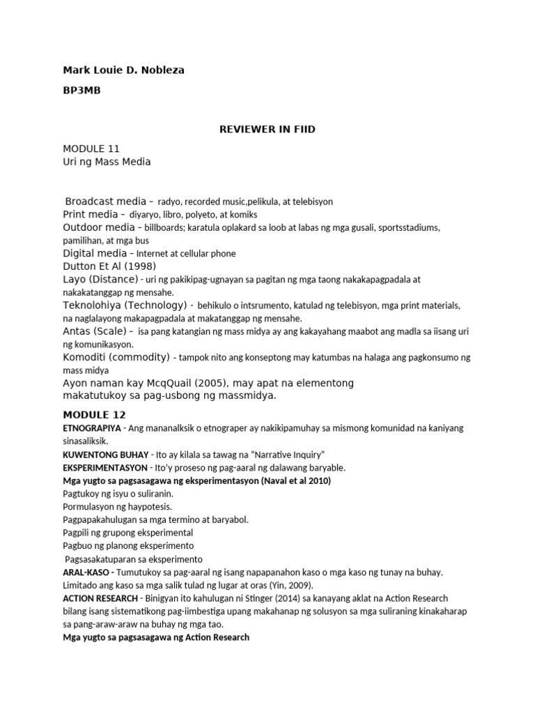 Reviewer Fildis | PDF