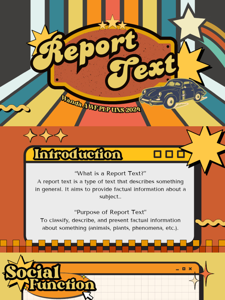 Understanding Report Texts | PDF