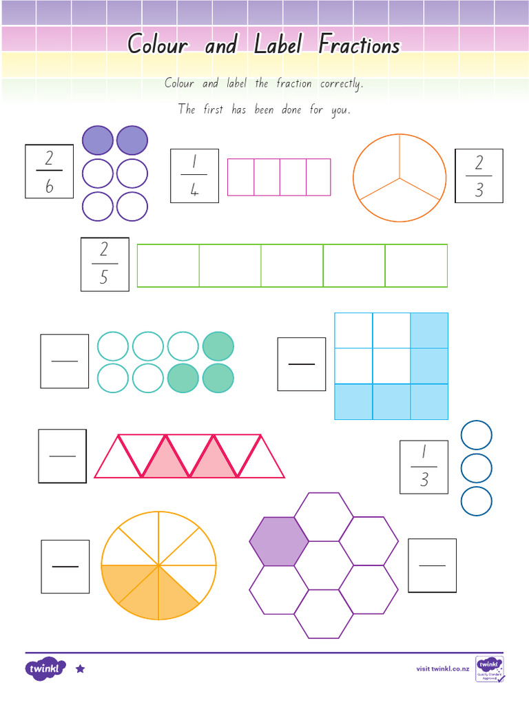NZ M 1639754146 Stage 5 Colour and Label Fractions - Ver - 1 | PDF