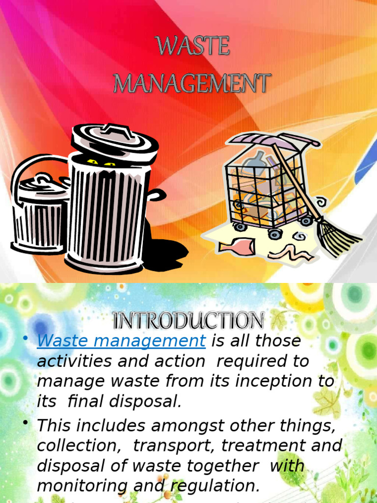 Comprehensive Waste Management Guide | PDF | Waste | Waste Management