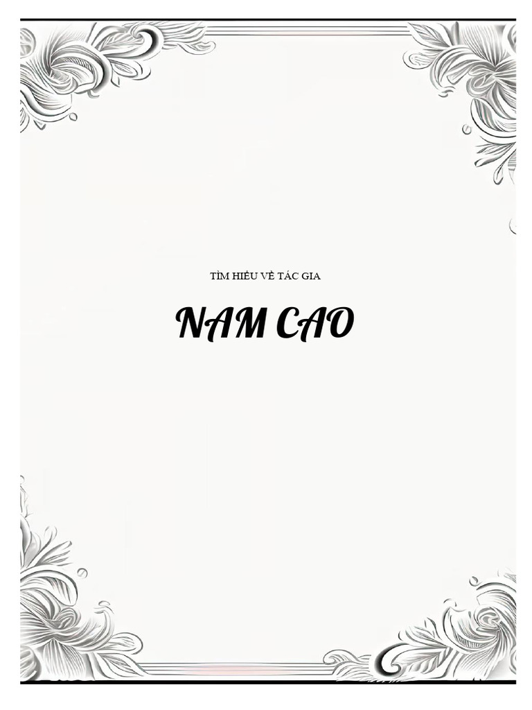 Nam Cao | PDF