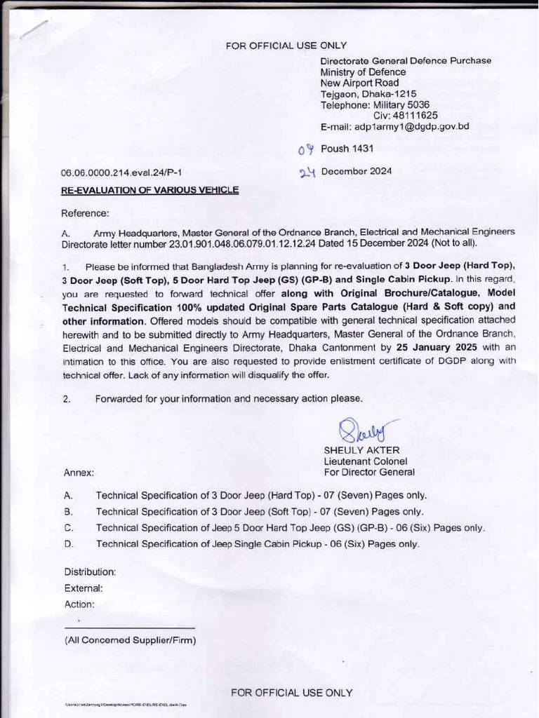 DGDP Re-Evaluation of Various Vehicle | PDF