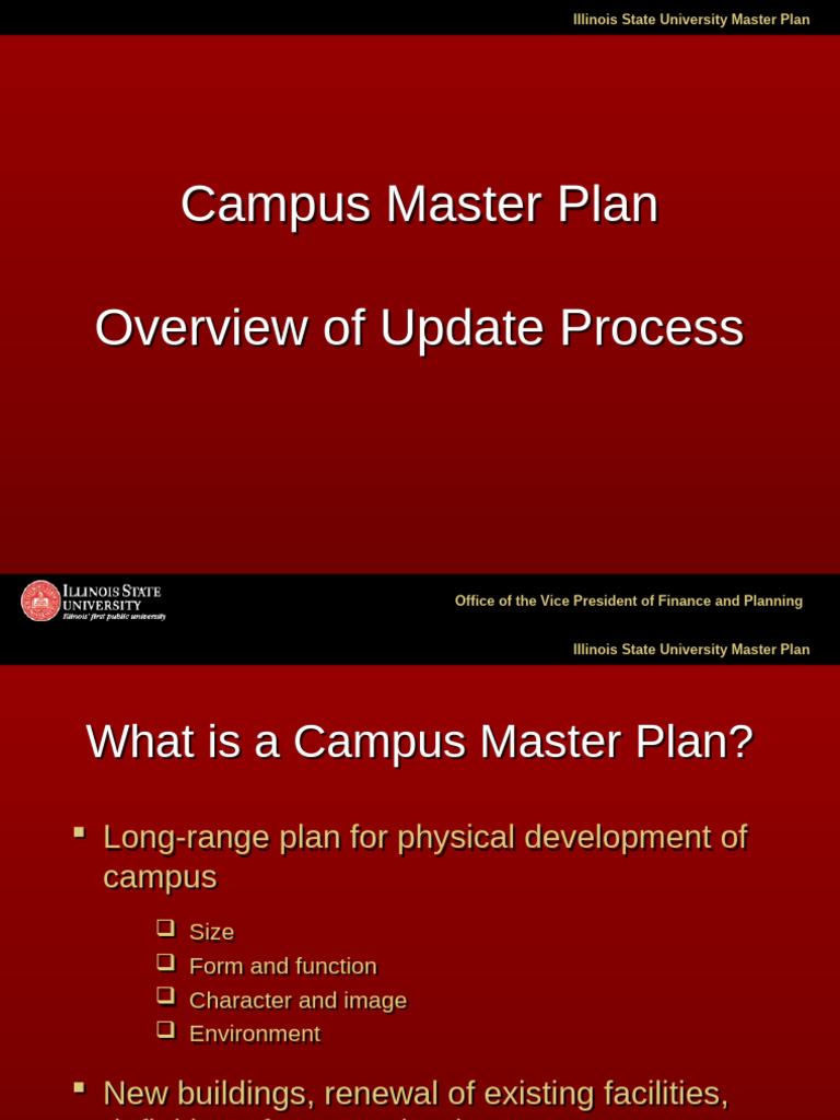 Overview of Master Plan | PDF