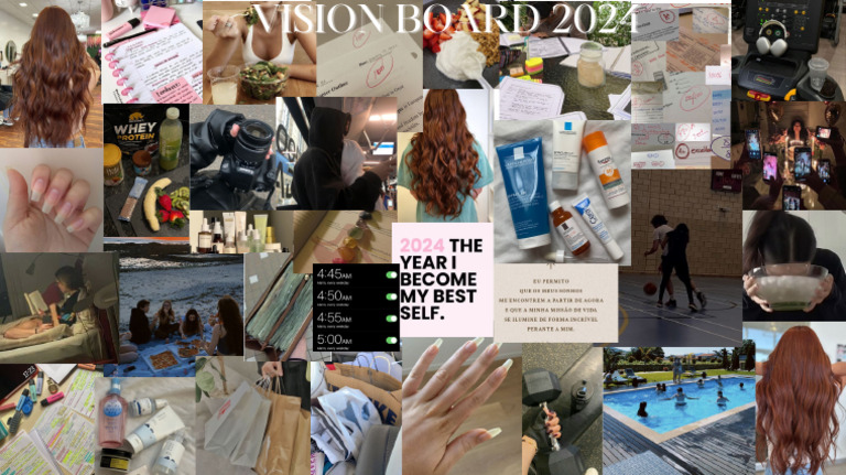 2024 Vision Board Ideas and Tips | PDF