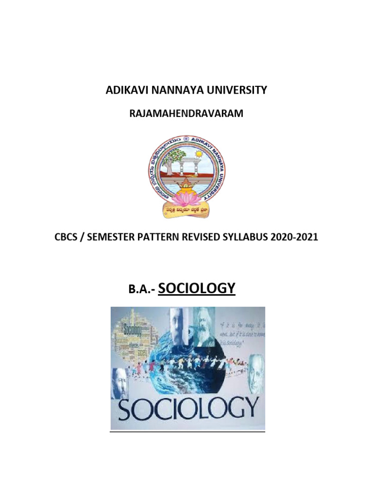 AKNU Sociology 20-21-2feb21 | PDF | Sociology | Liberal Arts Education
