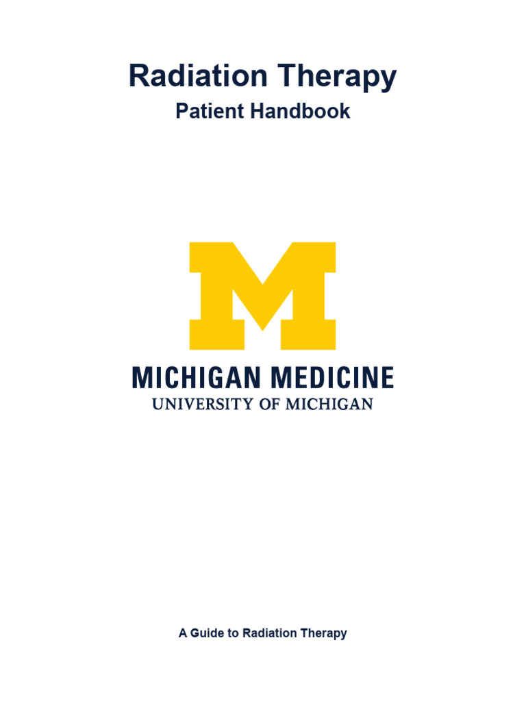 RadOnc Patient Handbook | PDF | Radiation Therapy | Clinical Trial