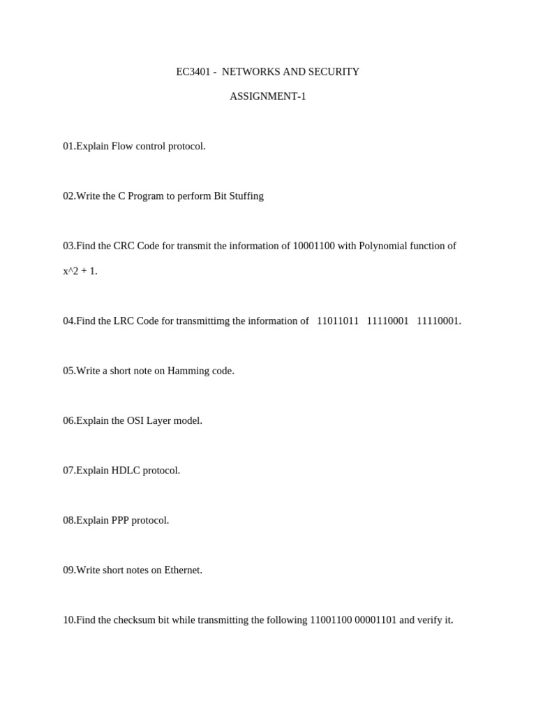 EC3401 - Assignment 1 | PDF