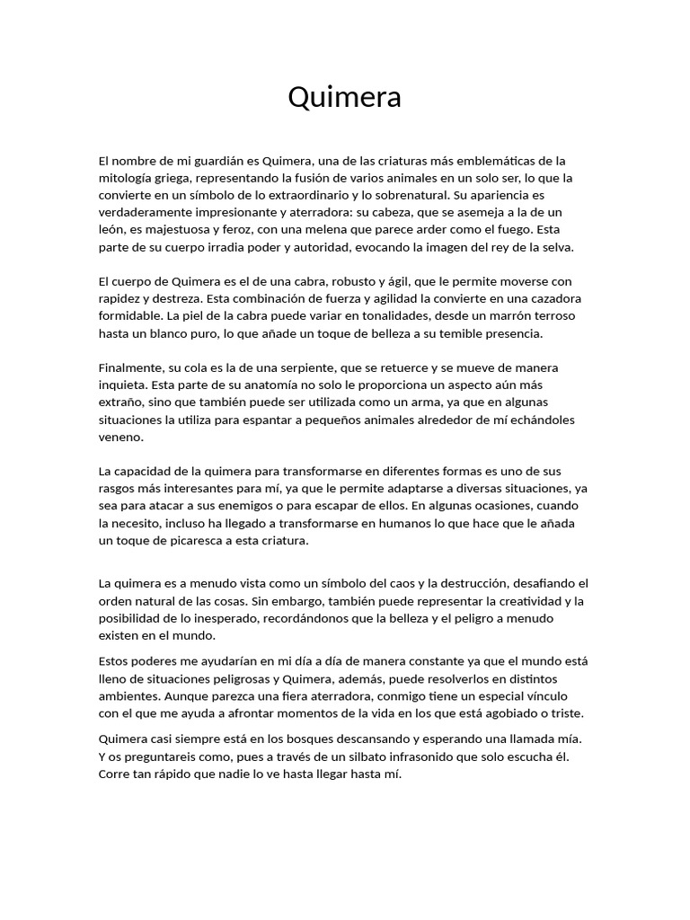 Quimera | PDF