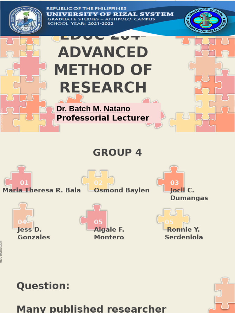 Educ 204 Topic4 Group4 | PDF | Knowledge | Science