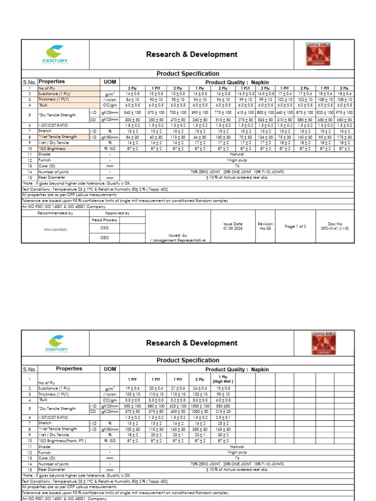 Napkin | PDF | Engineering Tolerance | Mechanical Engineering