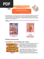 Easy Brahma Drawing Guide | PDF | Brahman | Hindu Deities