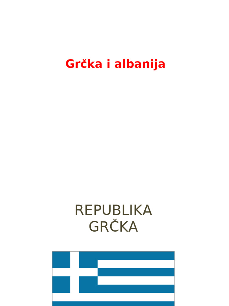 Grcka i Albanija | PDF