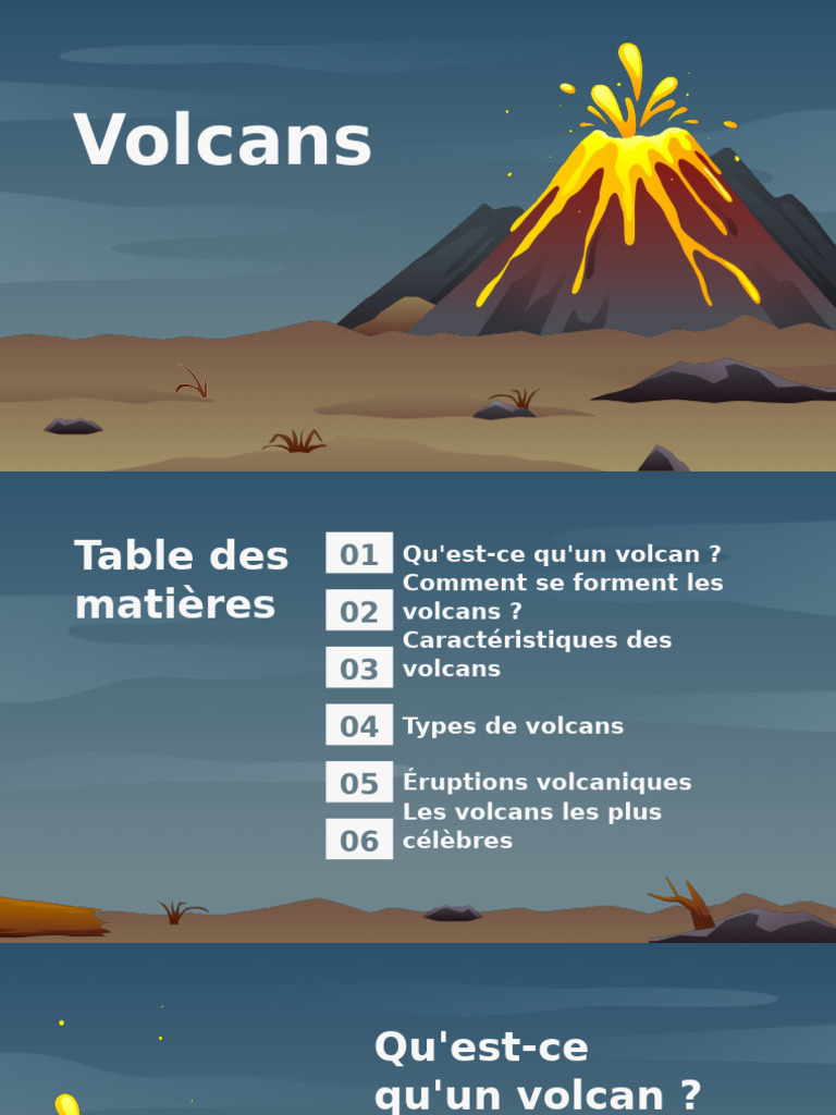 Formation et types de volcans | PDF | Volcan | Magma