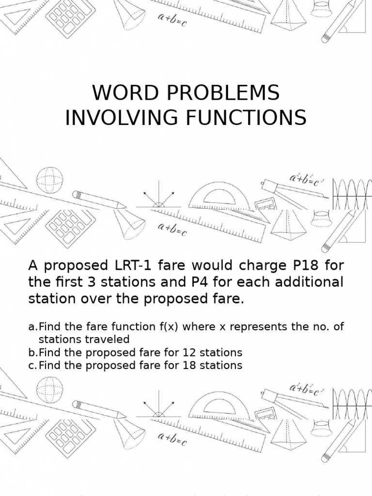 5.problems Involving Functions | PDF