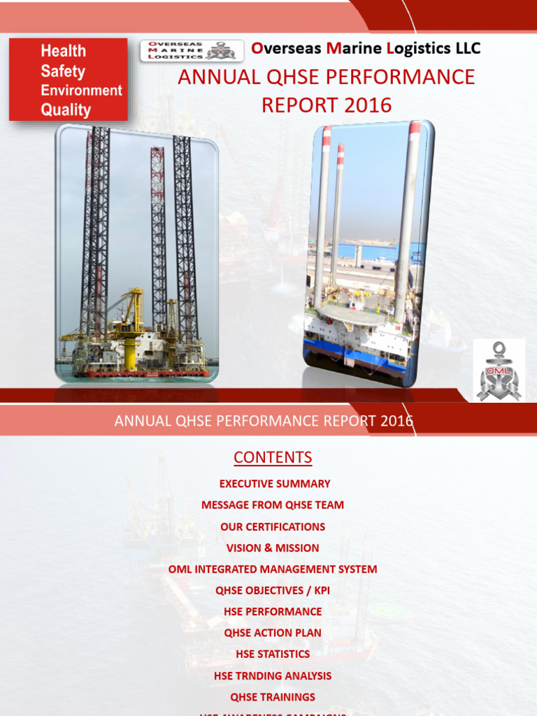 Annual Hse Performance-Report-2023 | PDF | Occupational Safety And ...