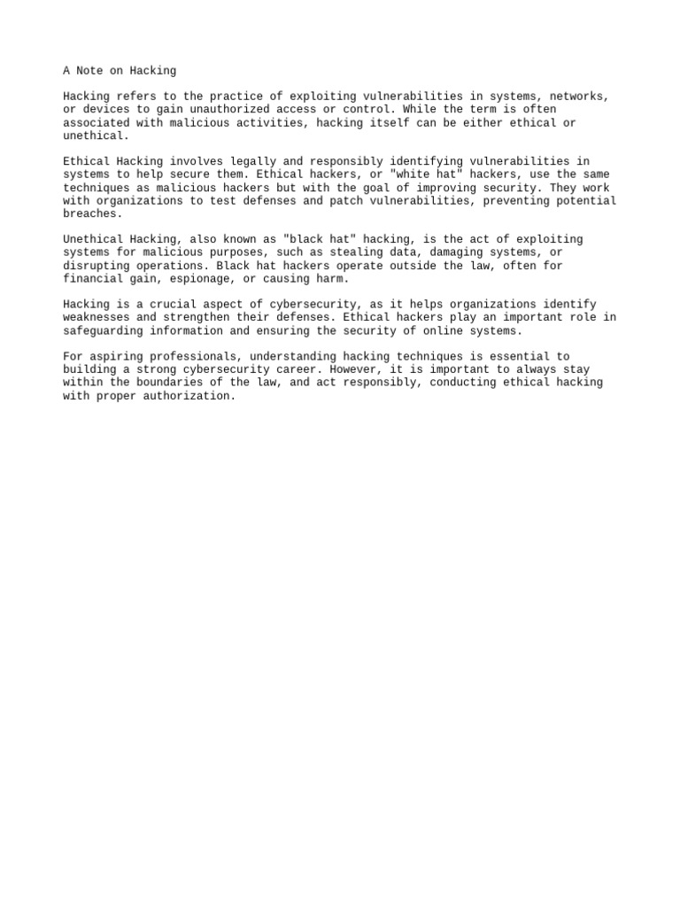 Ethical Hacking: A Career Guide | PDF